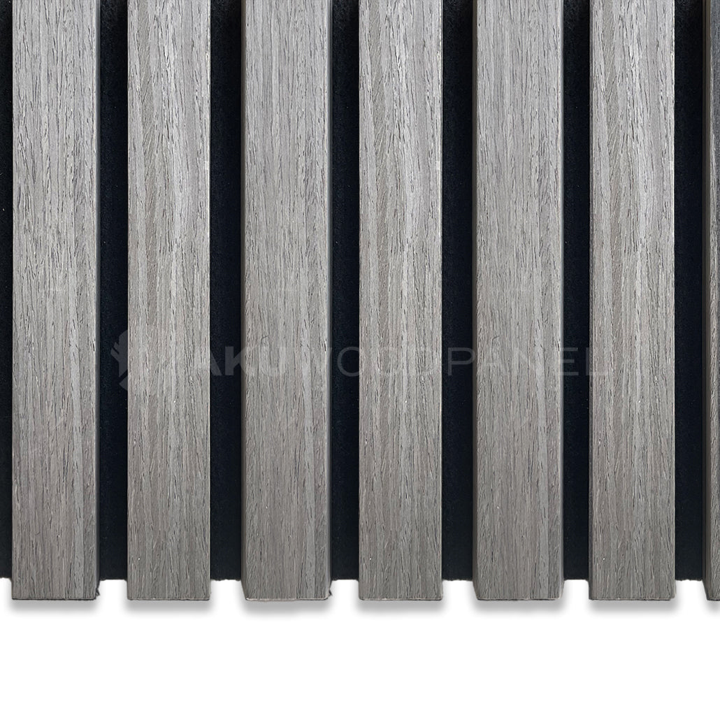 Akustikpaneele Walnuss-Grau - 300 x 60 cm – Aku Woodpanel DE