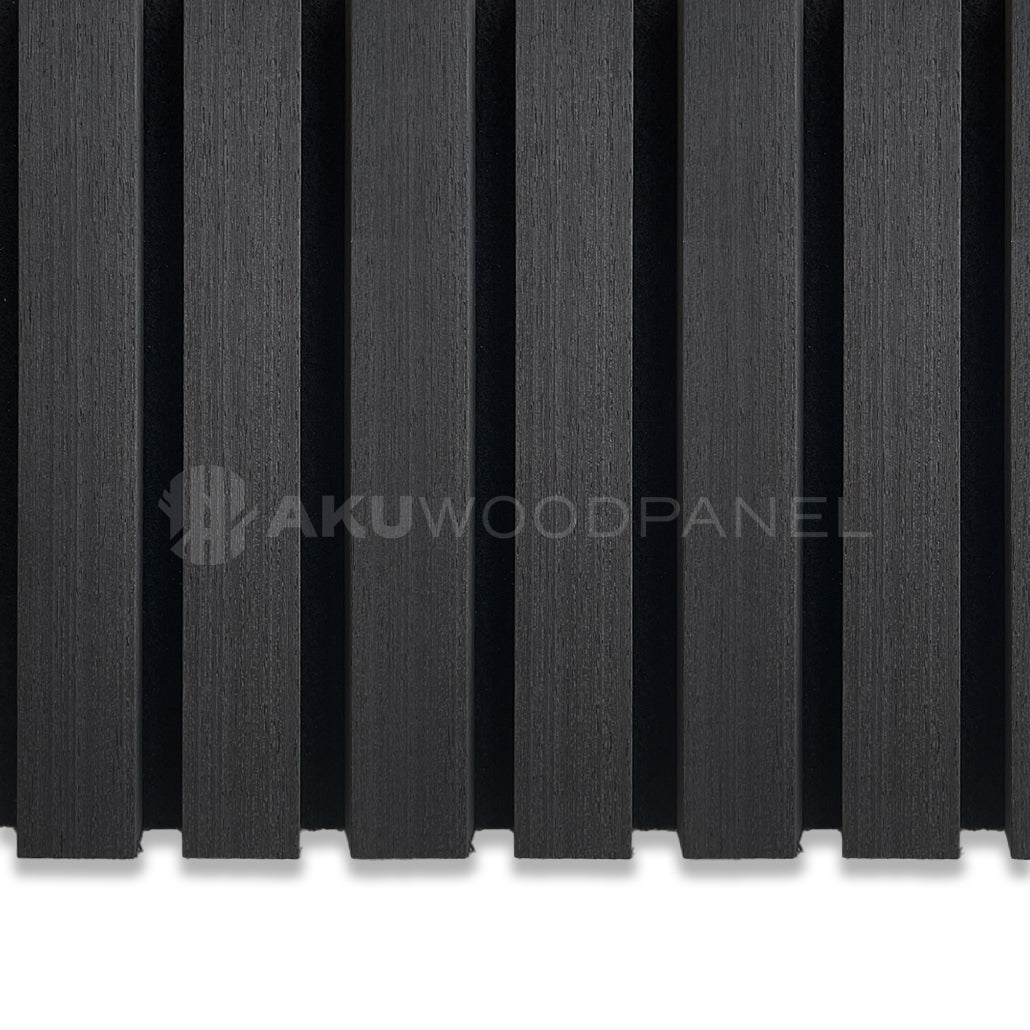 Akustikpaneele Schwarze Eiche - 300 x 60 cm – Aku Woodpanel DE